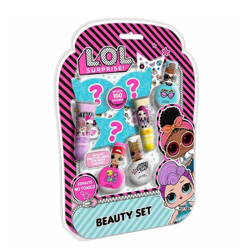 Estuche Beauty Set LOL GRANDE ESMALTE+GLOSS – Pharmax